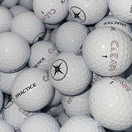 Bulk Clear Practice Range Balls | The Golf Ball Company