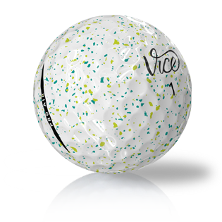 Vice Pro Air Drip Petrol And Yellow | The Golf Ball Company