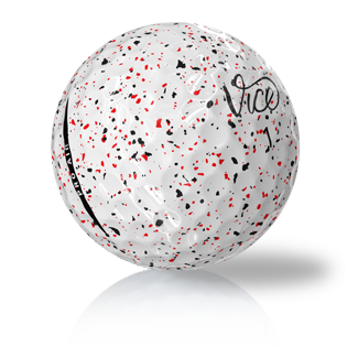 Vice Pro Air Drip Red And Black | The Golf Ball Company