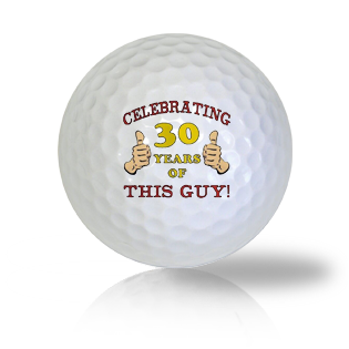 Happy 30th Birthday Golf Balls | The Golf Ball Company